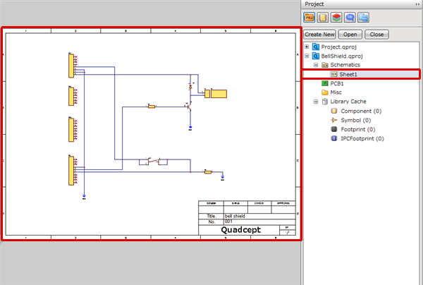 Quadcept - Opening Design Drawings